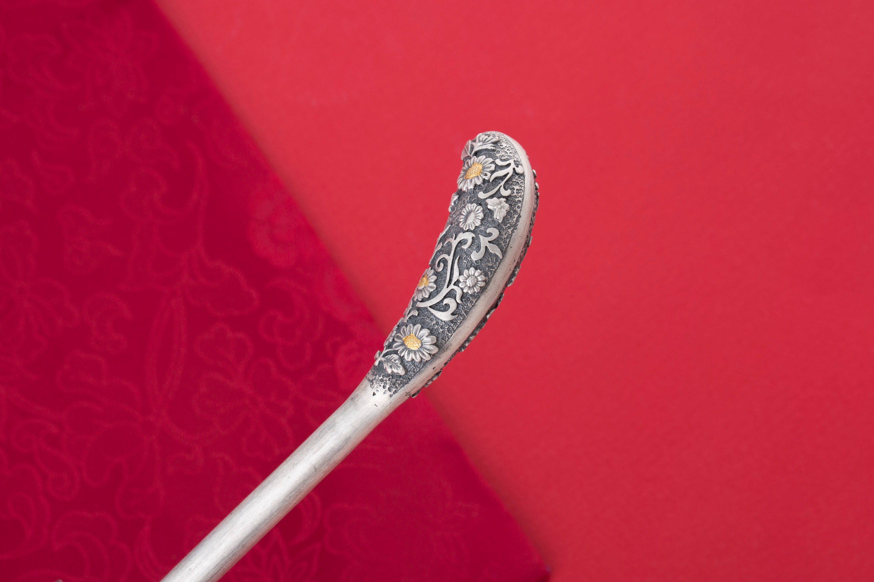 Binyeo Silver , Traditional Korea Hanbok Hair Stick Binyeo for Wedding ...
