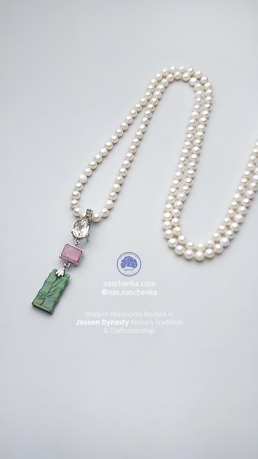 NASCHENKA Traditional Korean Jewelry Unique Open-style Pendant With ...