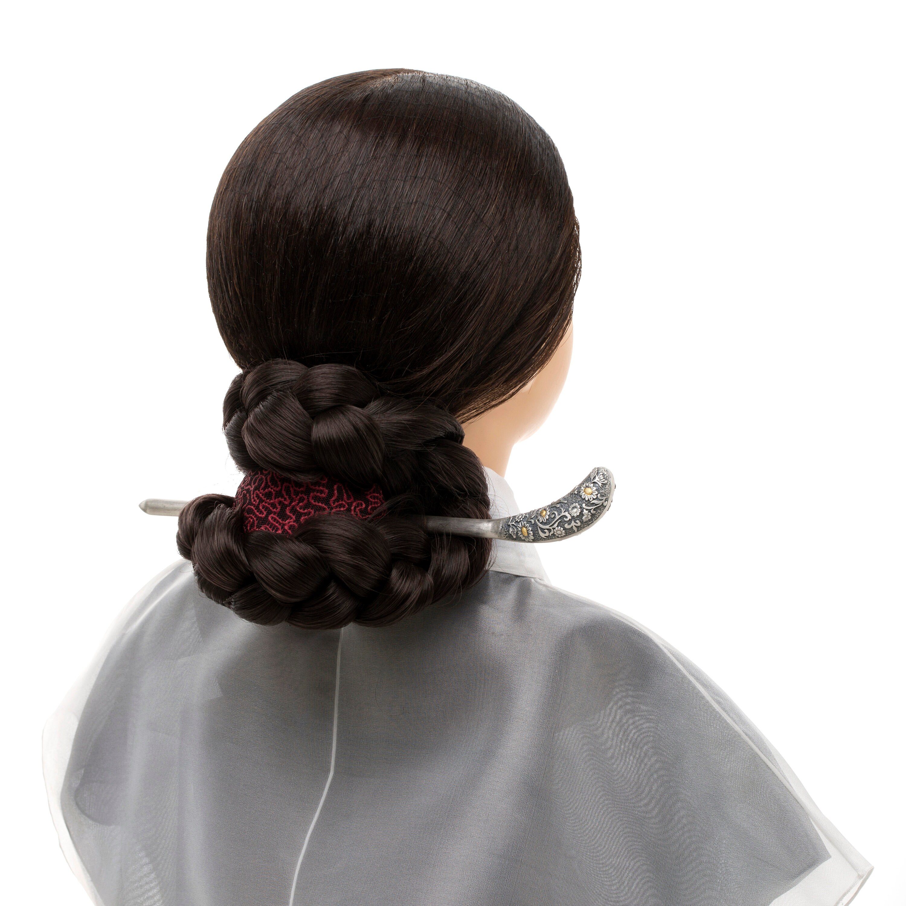 Binyeo Silver , Traditional Korea Hanbok Hair Stick Binyeo for Wedding ...