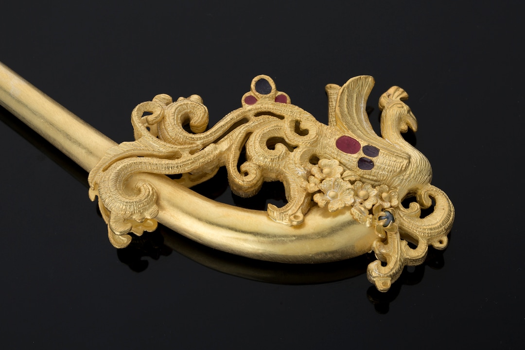 Korean Hair Handcrafted Sterling Silver Binyeo Royal Phoenix Binyeo ...