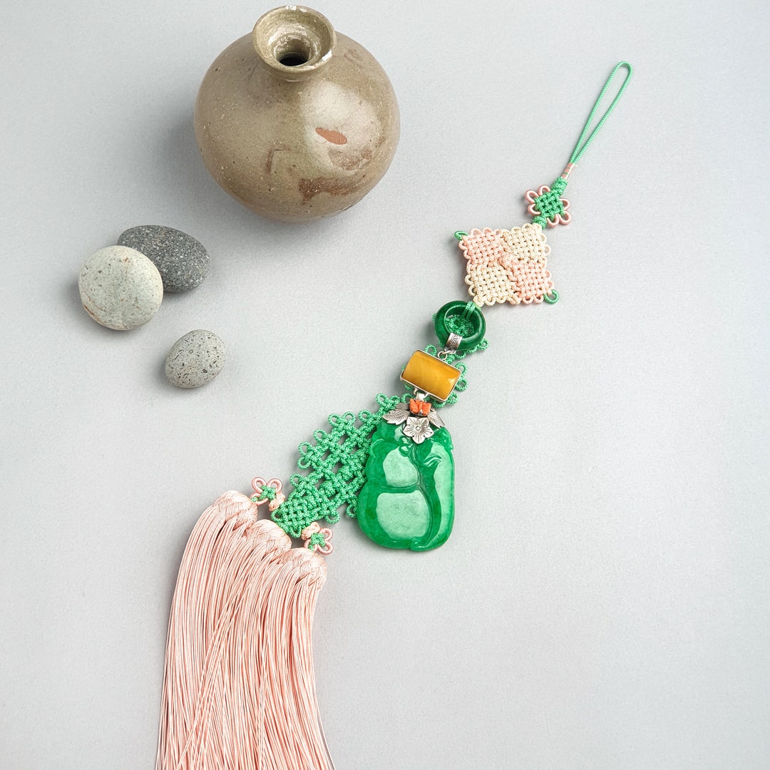 Seoul Norigae Tassel Jade NASCHENKA Traditional Korean Hanbok ...