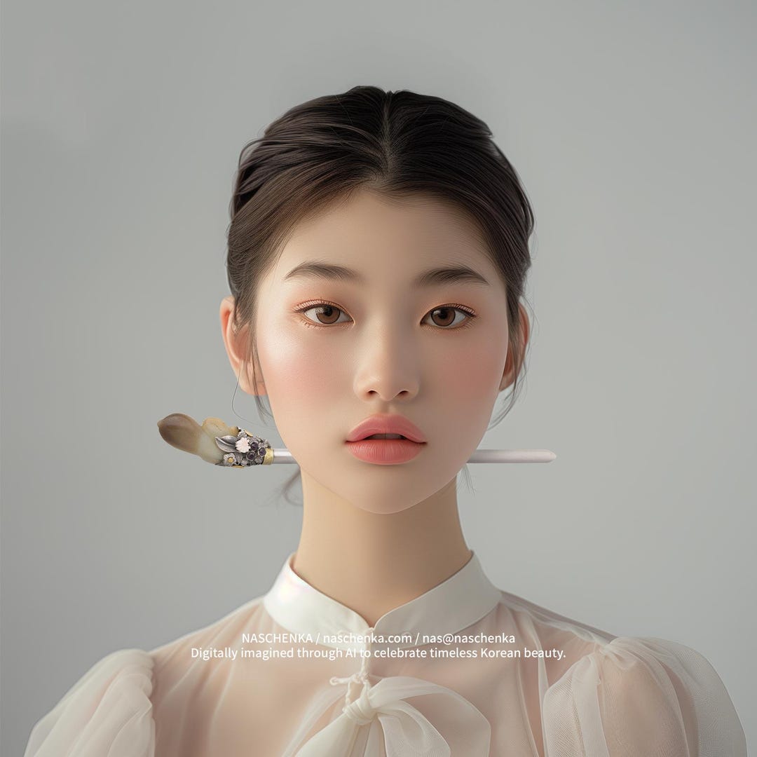 Handcrafted Sterling Silver Binyeo Hairpin – Pink Coral Korean Design ...