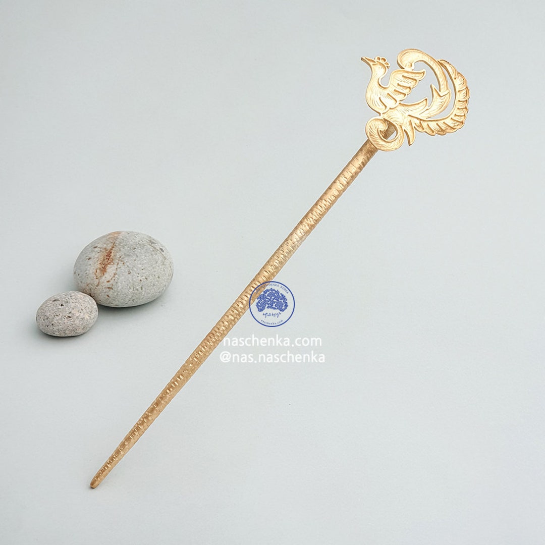 Korean Hair Pin Korean Binyeo Hair Stick With Phoenix Ornament Korean ...