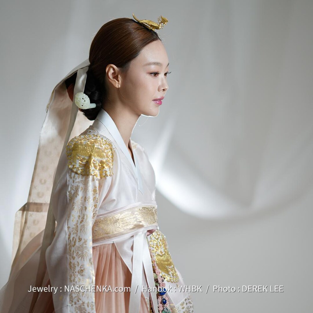 Royal Korean Cheopji Phoenix Wedding Tiara | Silver Hanbok Hairpin ...