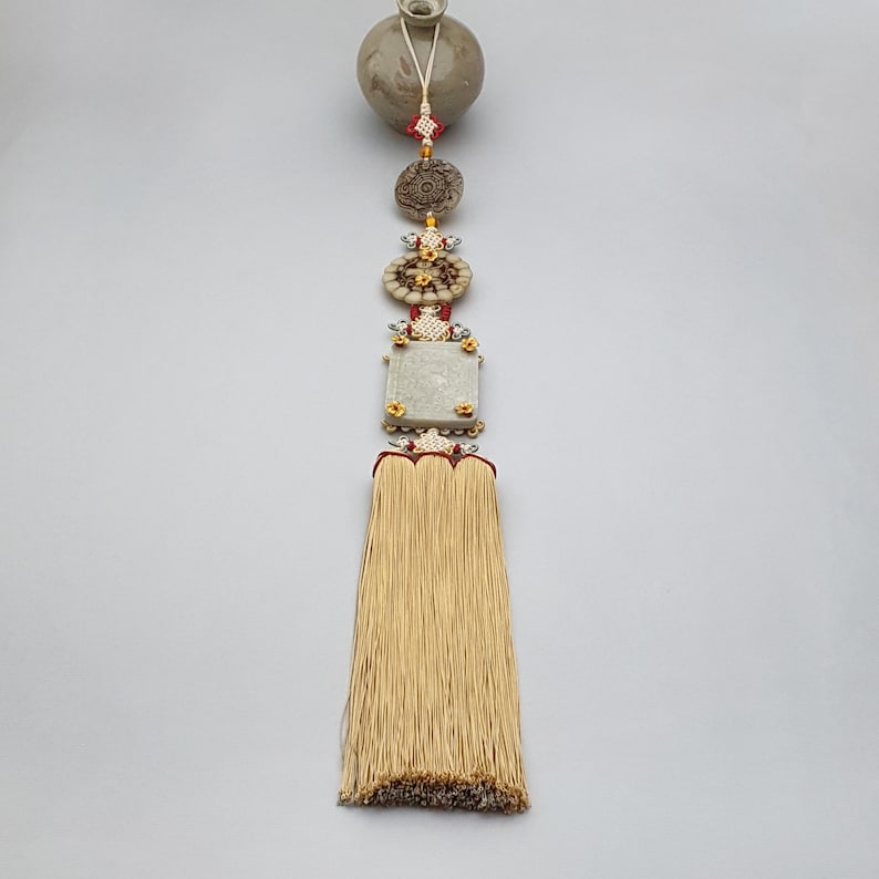 Real Silk Norigae Tassel | Korean Traditional Hanbok Ornament, Handmade ...