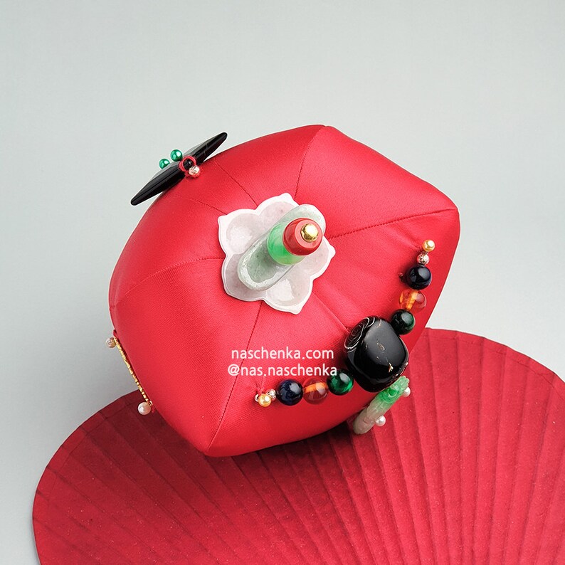 Korean Traditional Hanbok Jokduri Bridal Headpiece Hairband Hair ...