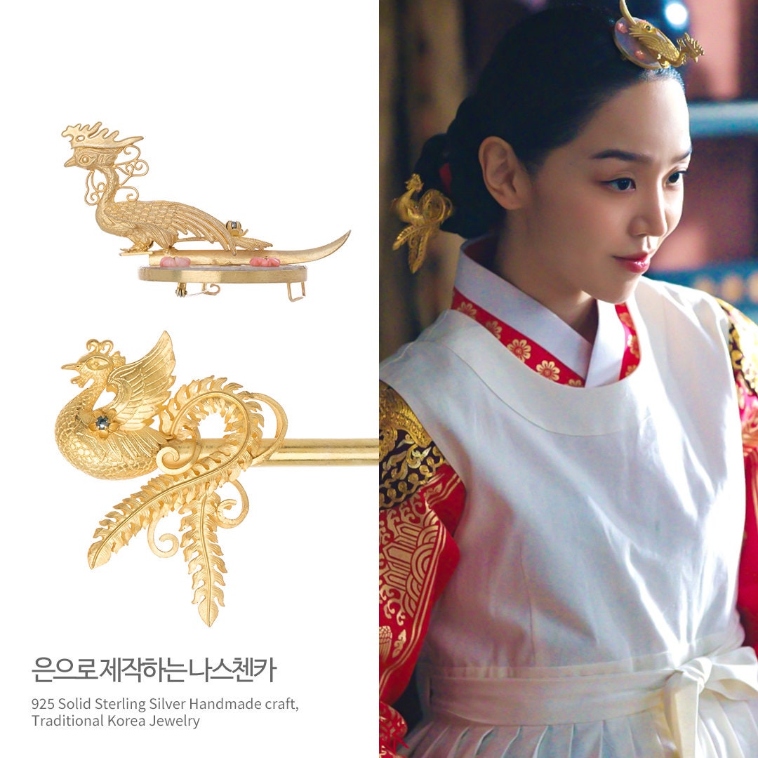 Seoul NASCHENKA Traditional Korean Hanbok Long Handmade Hair - Etsy