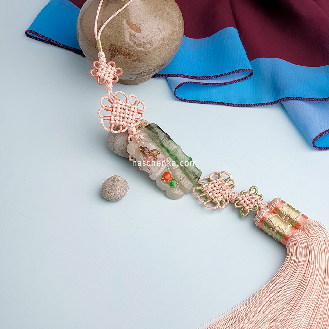 노리개 Norigaeㅣtraditional Korean Accessory: Handmade Unique Norigae Silk ...