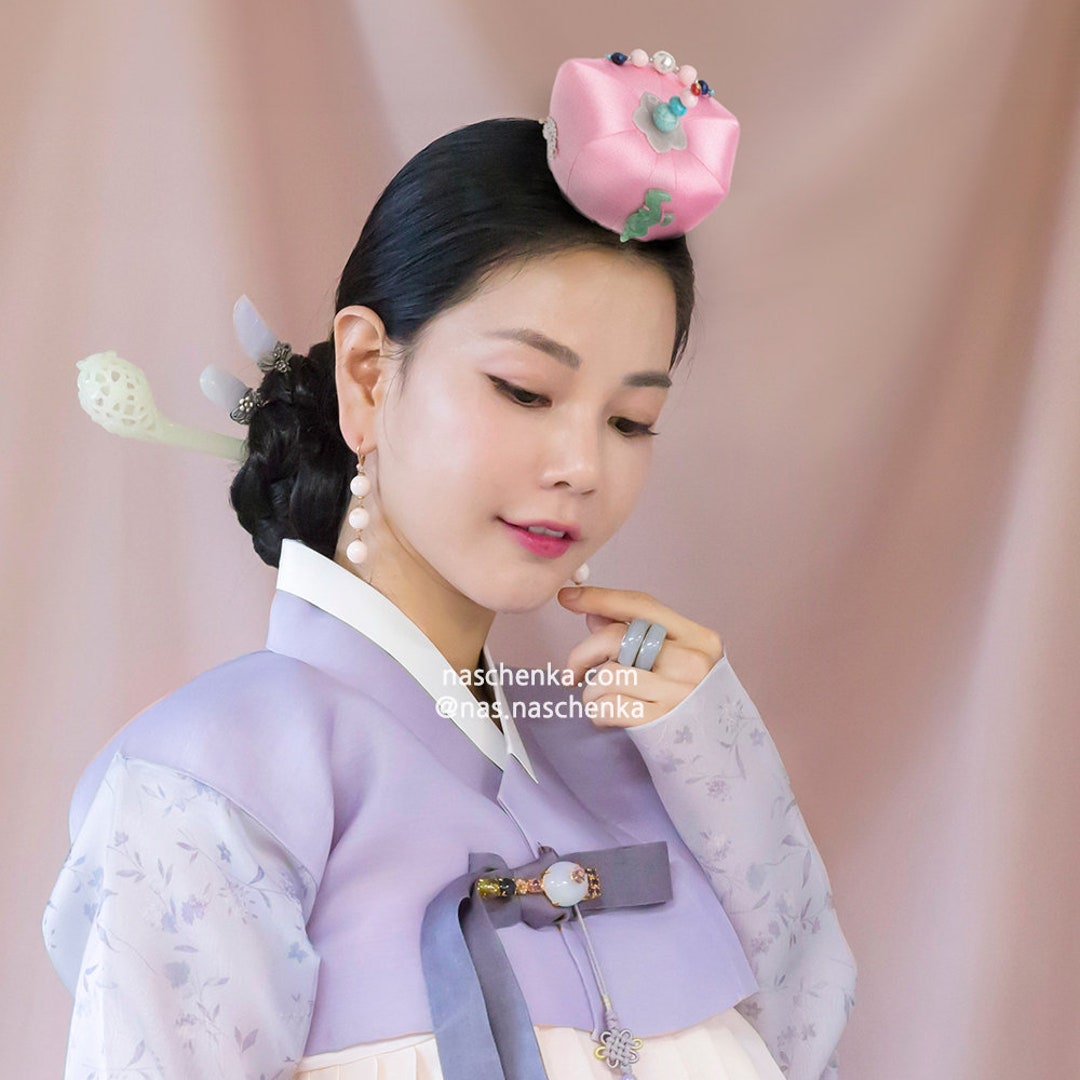 Korean Hanbok Traditional Jewelry NASCHENKA Jokduri Hanbok Accessories ...