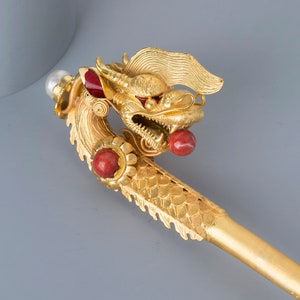 Korean Hair Binyeo Royal Dragon Binyeo Silver, Seoul NASCHENKA ...