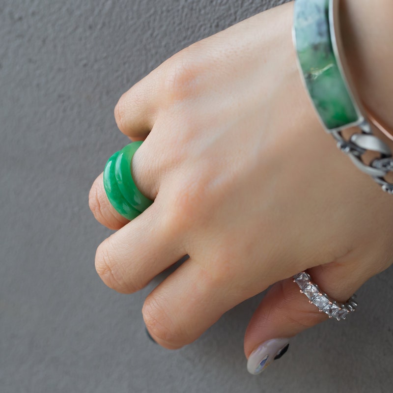 Jade Ring - Etsy