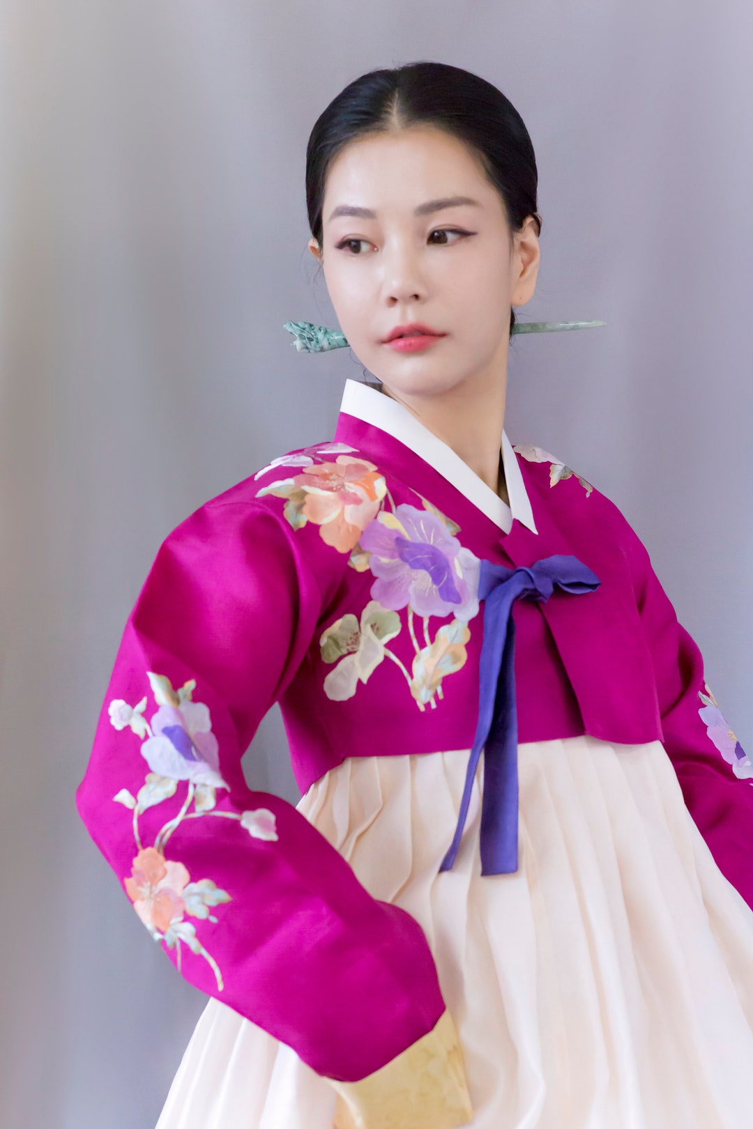 Seoul NASCHENKA Traditional Korean Hanbok Long Handmade Hair Stick Pins ...