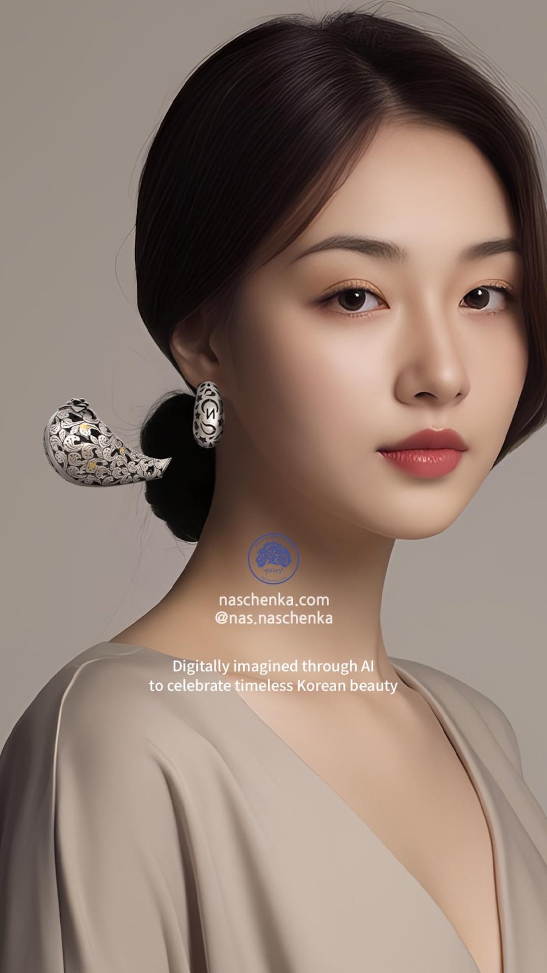 한국 전통 비녀 Korea Binyeo (비녀) Korean Traditional Silver Hairpin ...