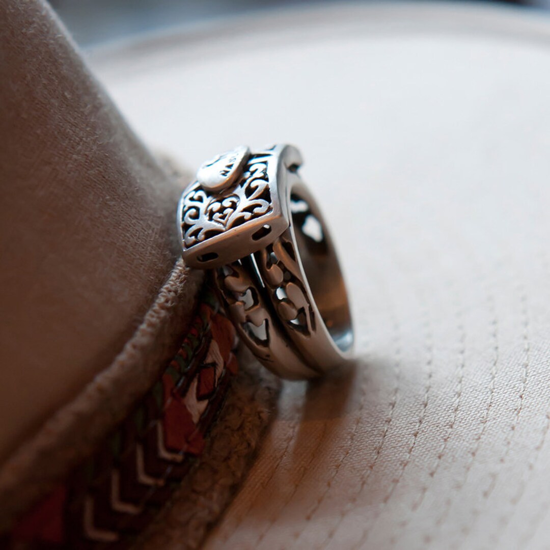 Gemstone Silver Craft Ring by NASCHENKA • Your Size Custom Ring • Best ...