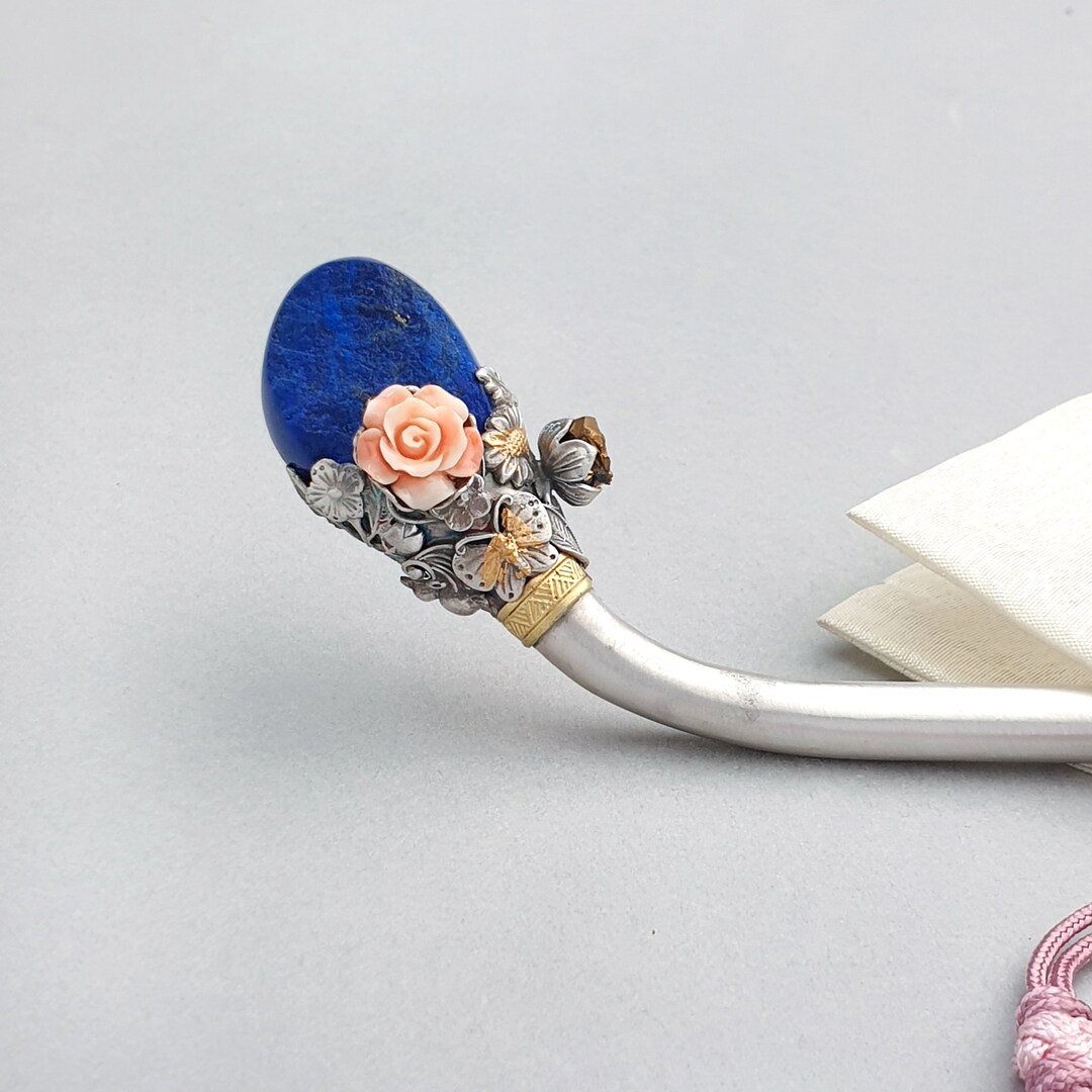 Korean Hair Binyeo Traditional Hanbok Binyeo Silver ,made in Korean ...