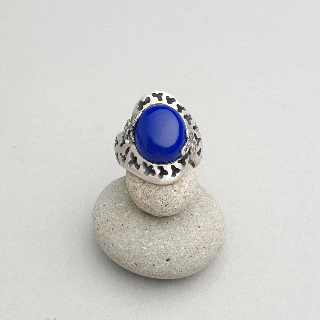 Gemstone Silver Craft Ring by NASCHENKA Your Size Custom Ring Best ...