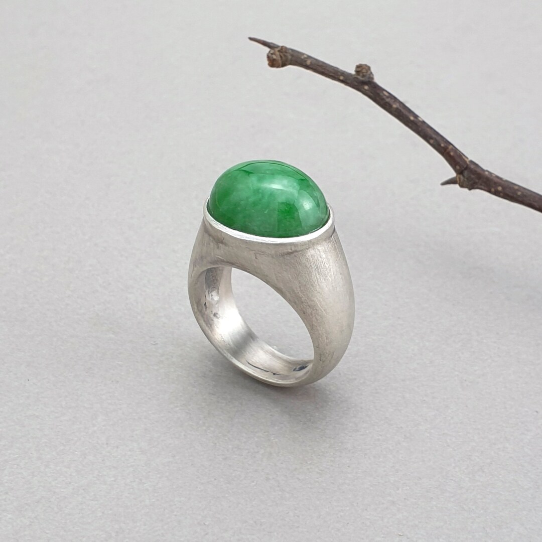Korea Ring • Silver Craft Gemstone Ring by NASCHENKA • Your Size ...