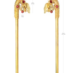 Korean Hair Binyeo Royal Dragon Binyeo Silver, Seoul NASCHENKA ...