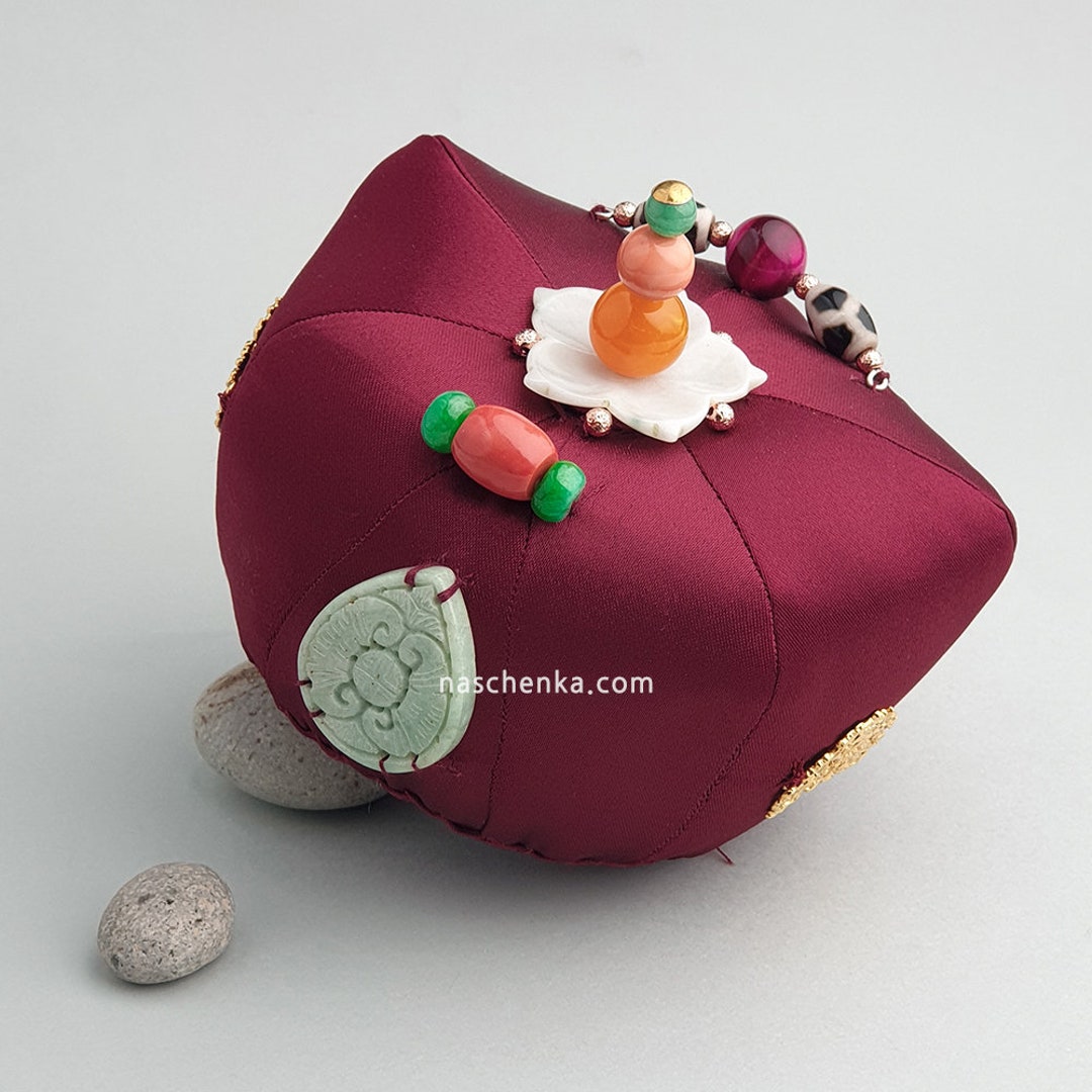 Royal Jokduri 족두리 _ Korean Traditional Hanbok Jokduri Bridal Headpiece ...