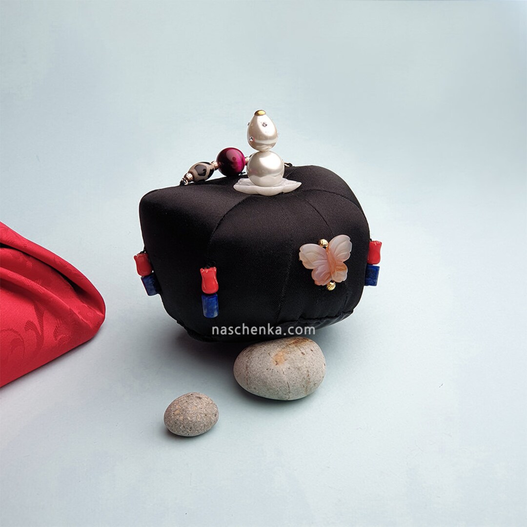 Korean Traditional Hanbok Jokduri Bridal Headpiece Hairband Hair ...