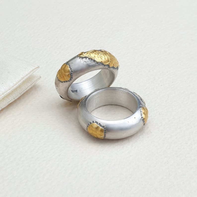 Seoul NASCHENKA Traditional Korean Hanbok Silver Rings Set Accessories ...