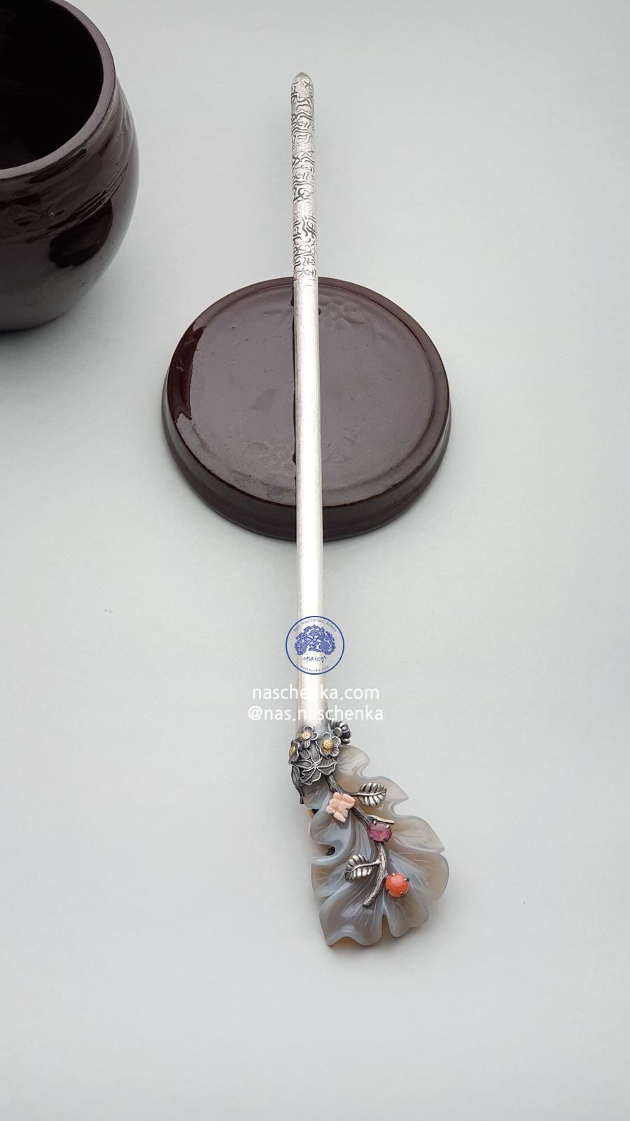 Binyeo – the Traditional Korean Hairpin Worn in a Chignon Handcrafted ...