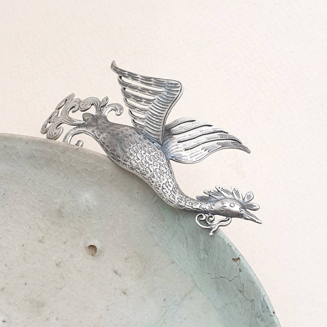 Traditional Phoenix Korean Hanbok Hair Stick Binyeo Hair Pin Silver ...