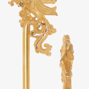 Traditional Korea NASCHENKA Phoenix Silver Binyeo 봉황 비녀 - Etsy