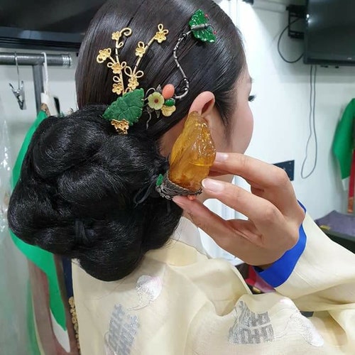 Women Korean Traditional Hair Pin Binyeo Stick Accessory | Etsy