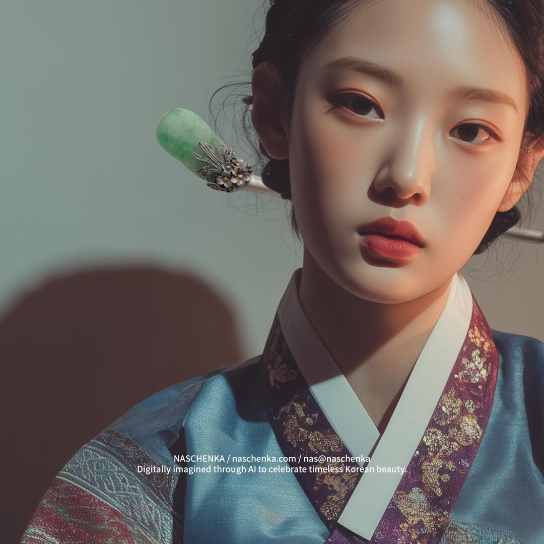 Handmade Sterling Silver Binyeo Hairpin With Natural Jade | Korean Hair ...