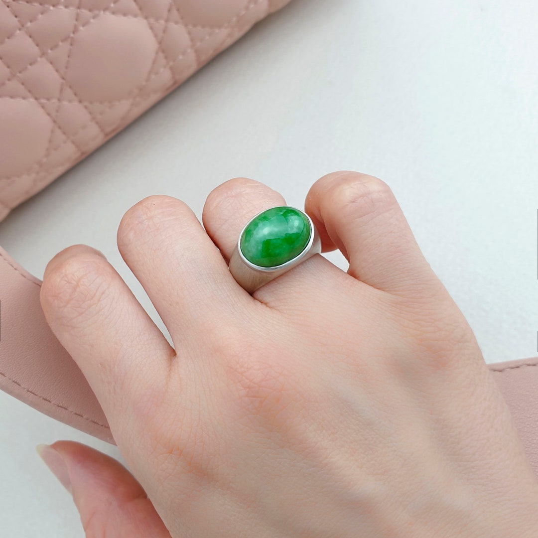 Gemstone Silver Craft Ring by NASCHENKA • Your Size Custom Ring • Best ...