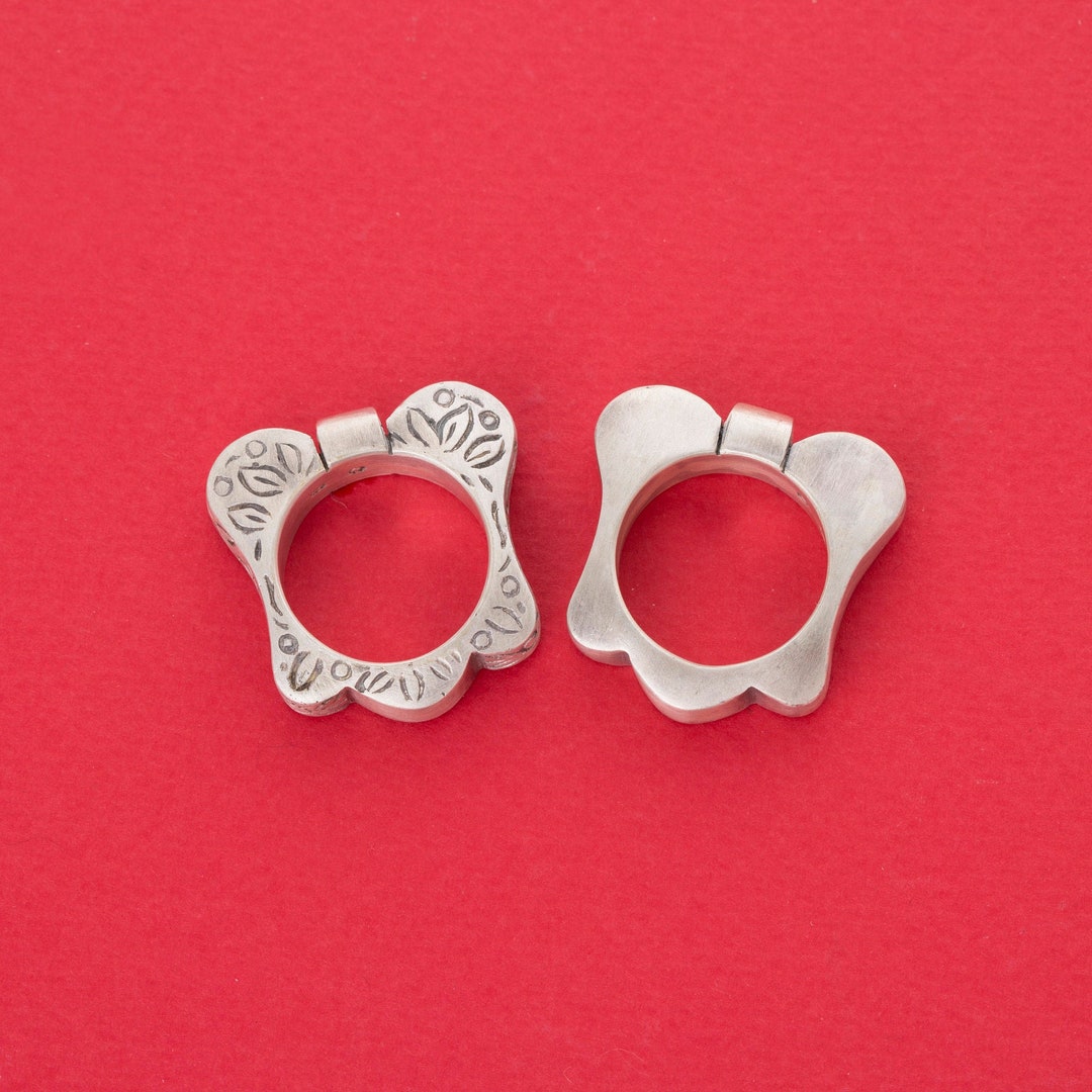 Seoul NASCHENKA Traditional Korean Hanbok Silver Rings Set Accessories ...
