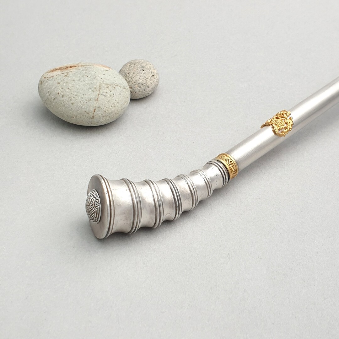 Handcrafted Sterling Silver Binyeo: Traditional Korean Hair Pin - Etsy