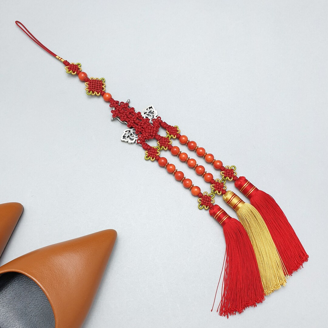 Korea Norigae (노리개) Silk 노리개 Korean Norigae Tassel: Handmade Silk ...