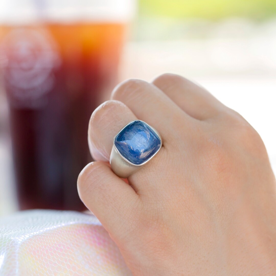 Gemstone Silver Craft Ring by NASCHENKA Your Size Custom Ring Best ...