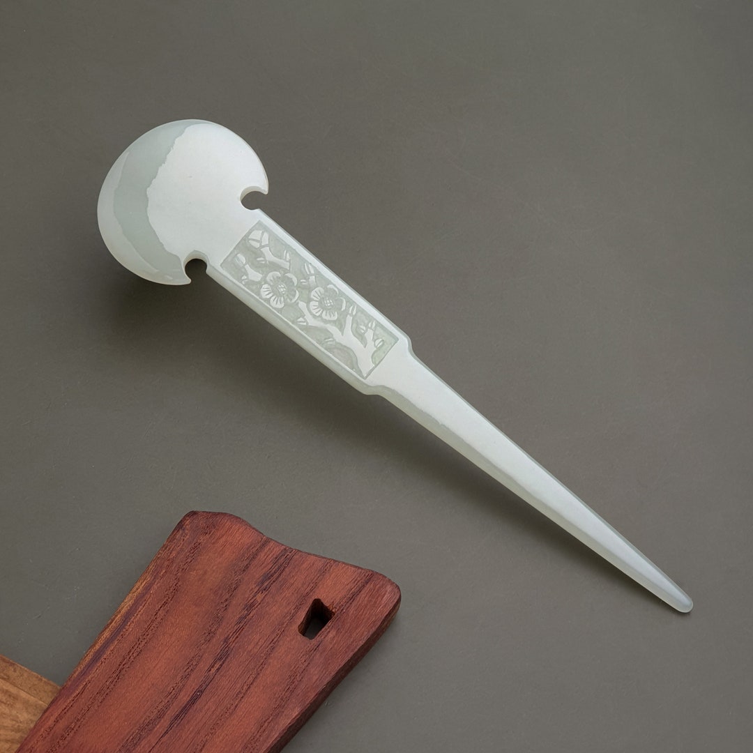 Sterling Silver Binyeo Hairpin | Korean Hanbok Hair Stick, Floral ...