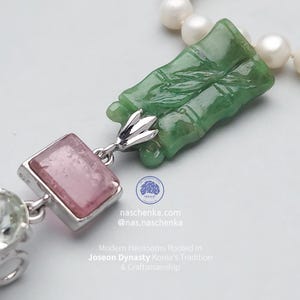 NASCHENKA Traditional Korean Jewelry Unique Open-style Pendant With ...