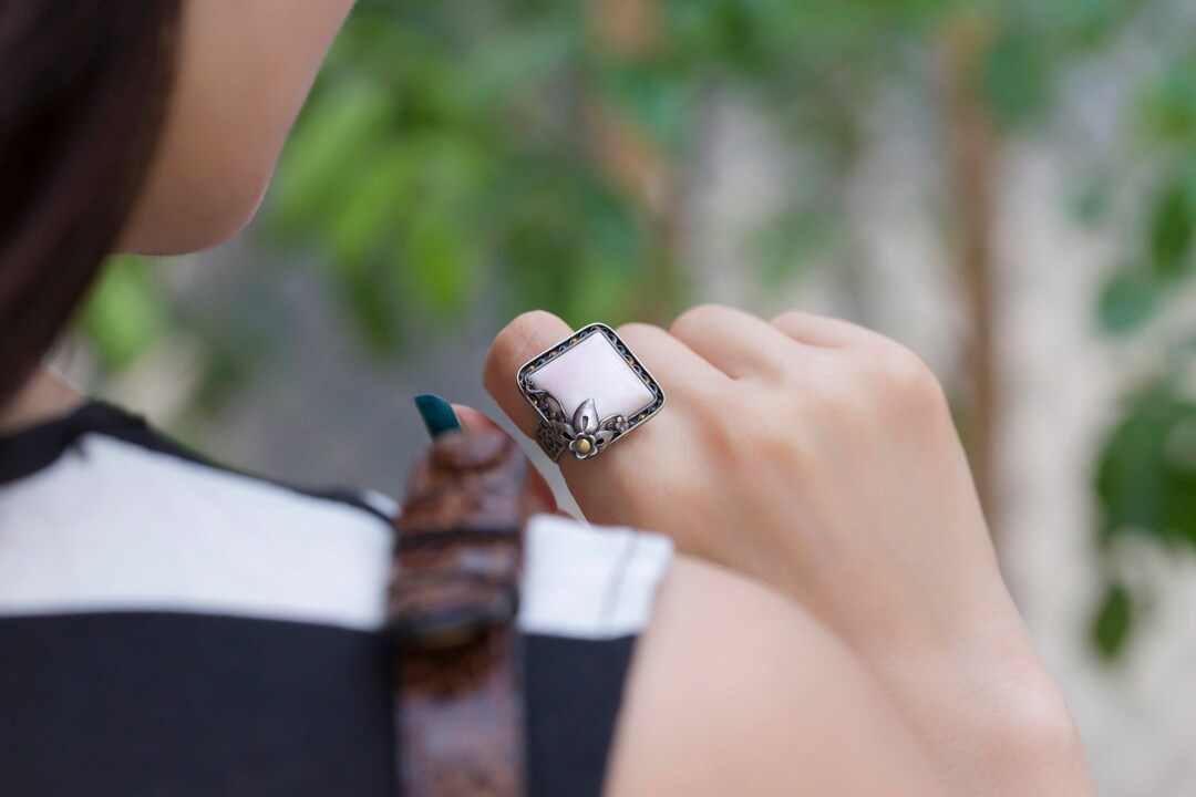 Conch Shell Silver Craft Ring by NASCHENKA • Your Size Custom Ring ...
