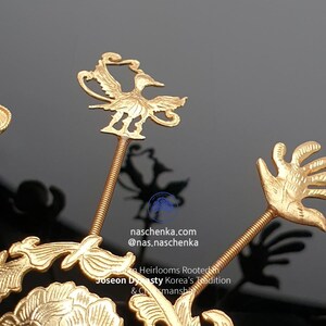 Handmade Korean Hairpin – Sterling Silver & Natural Gemstone ...