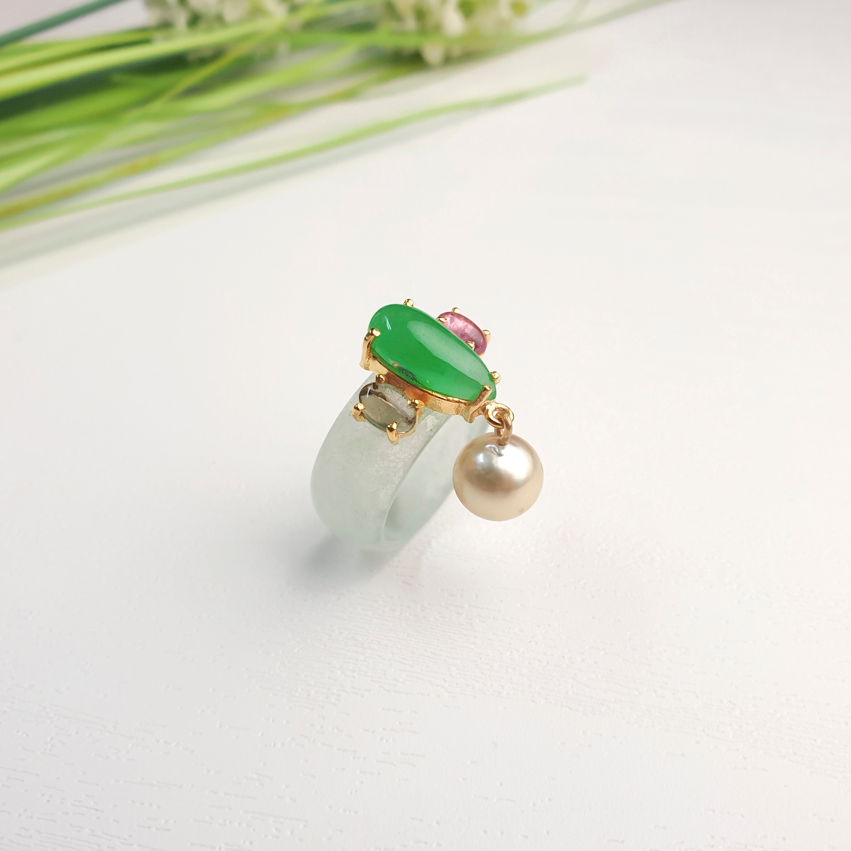 Traditional Korean Ring Gemstone Ring Handmade Jade Ring Jade - Etsy ...