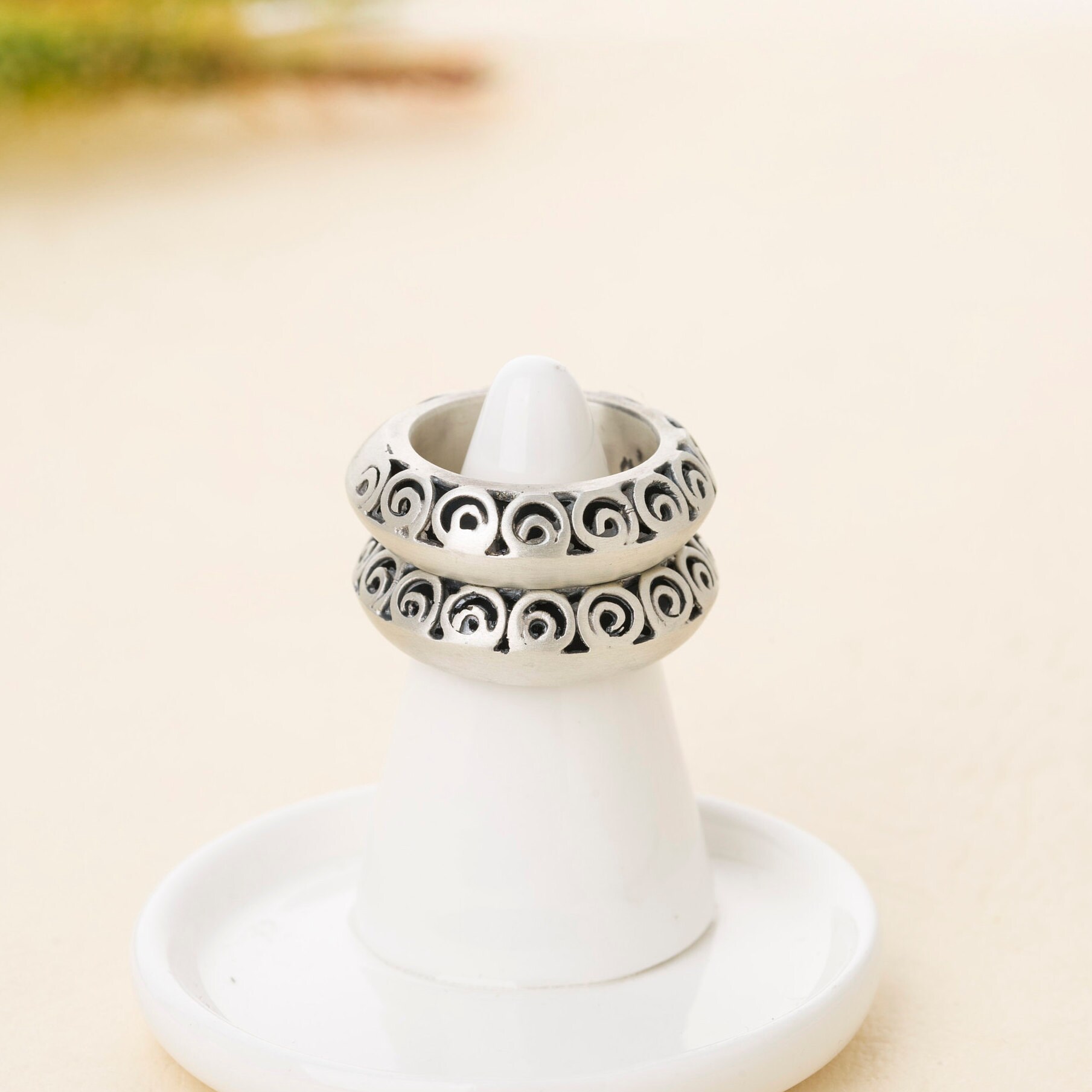 Seoul NASCHENKA Traditional Korean Hanbok Silver Rings Set Accessories ...
