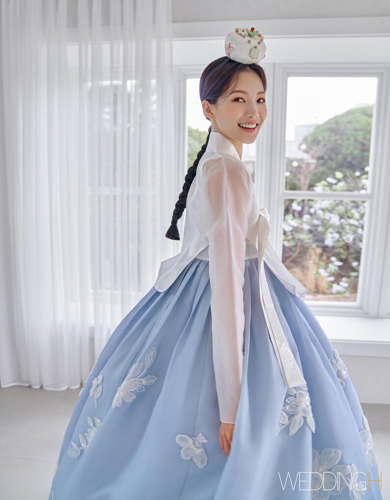 Handmade Korean Jokduri – Sterling Silver Wedding Headdress, Jade ...
