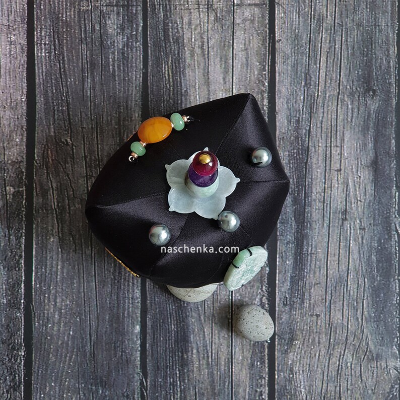 Traditional Korean Jokduri Bridal Headpiece – Hanbok Hair Accessories ...