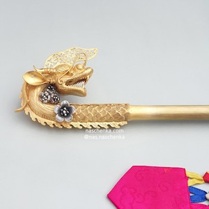 Korean Hair Binyeo 18.5 Cm 용비녀 나스첸카 NASCHENKA 조선의 왕비 Traditional Korean ...