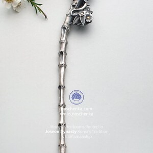 This is a Traditional Korean-style Hairpin (binyeo) Designed for ...