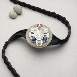 Seoul NASCHENKA Hanbok Traditional Korean Hair Tiara Cheopji Hair Pin ...