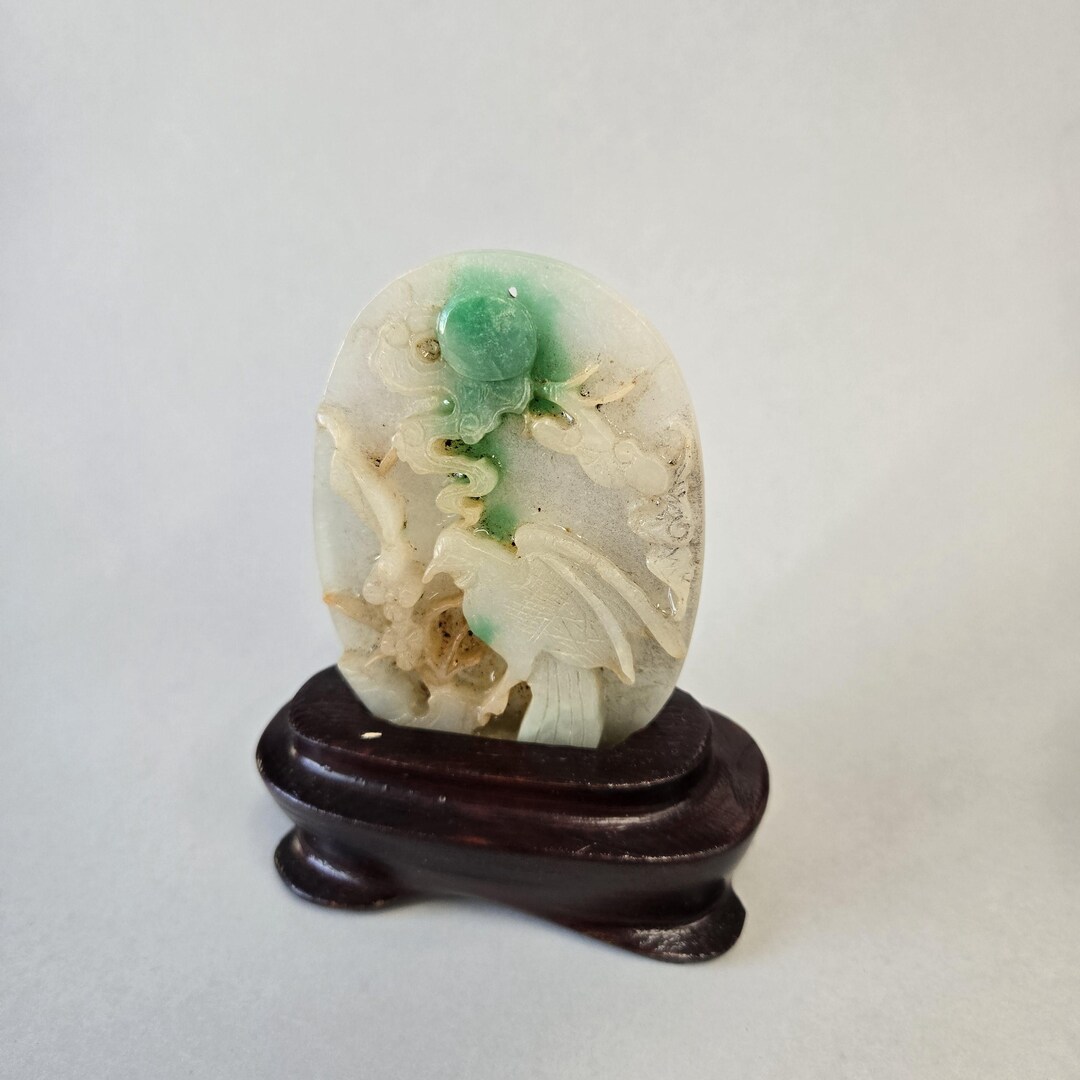 Handmade Carved Jade Wall Decor, Burma Jade Interior - Etsy