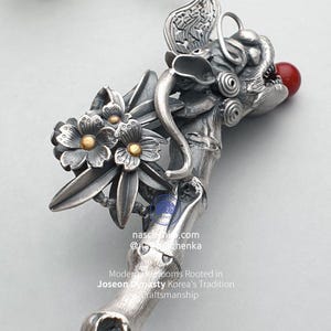 This is a Traditional Korean-style Hairpin (binyeo) Designed for ...