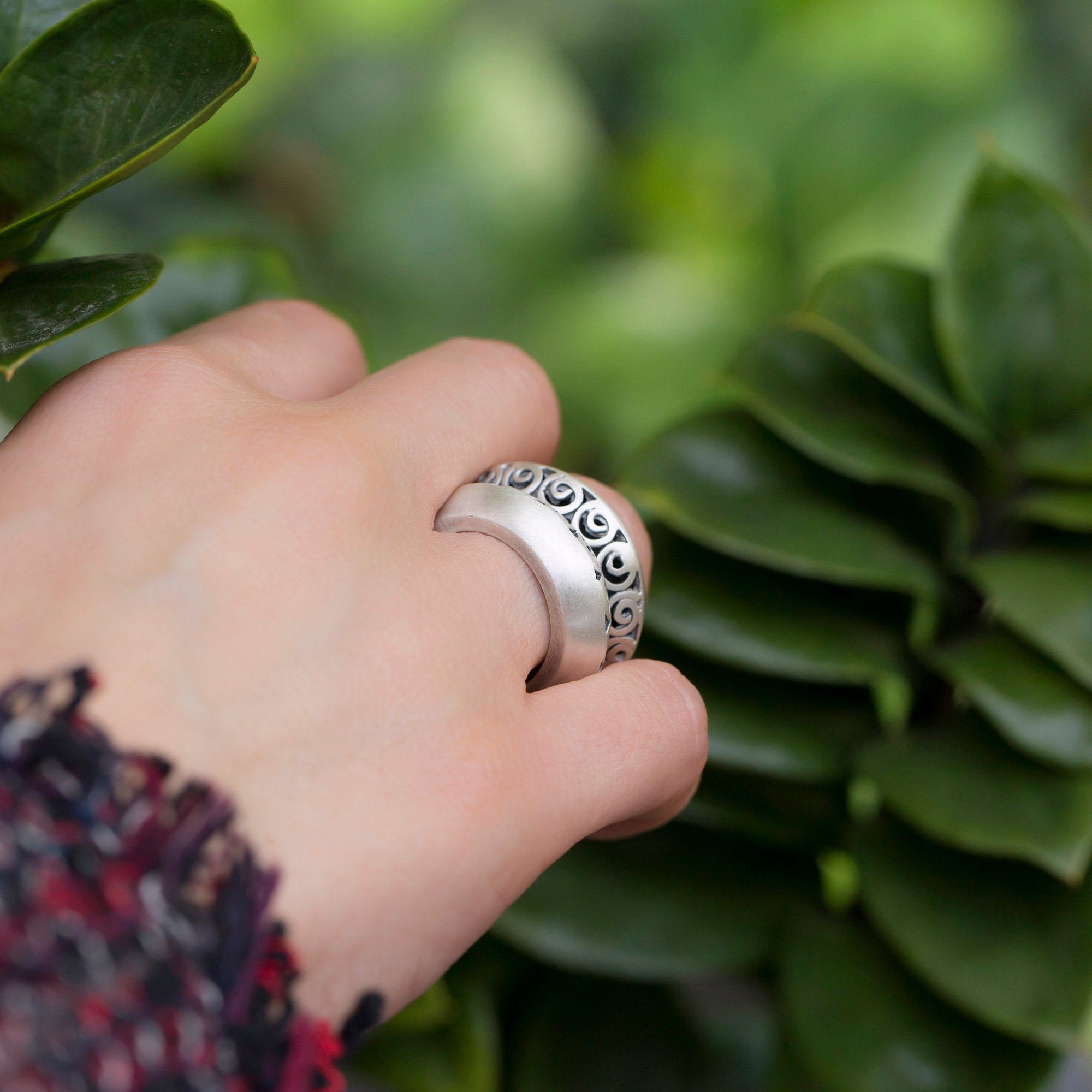 Seoul NASCHENKA Traditional Korean Hanbok Silver Rings Set Accessories ...