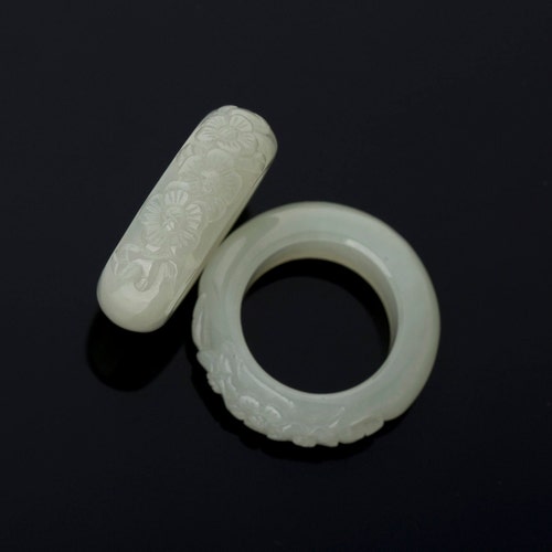 Korean Jade Ring Natural Nephrite Rings Korean Hanbok Rings | Etsy